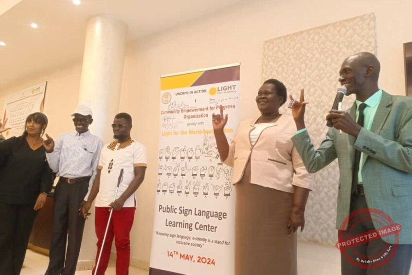 Sign language learning center launched in Juba
