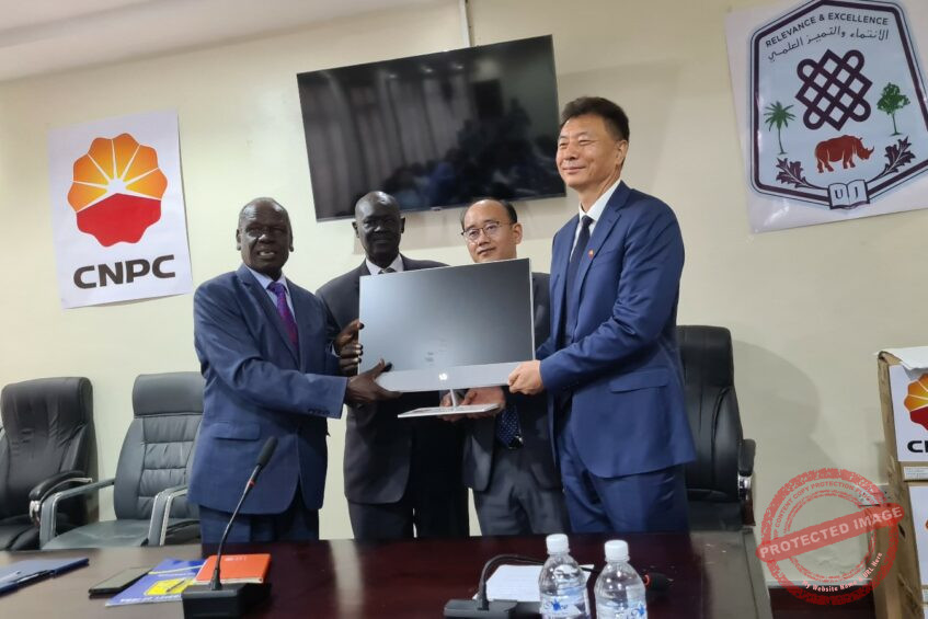 China's CNPC donates 25 computers, gadgets to University of Juba - Eye ...