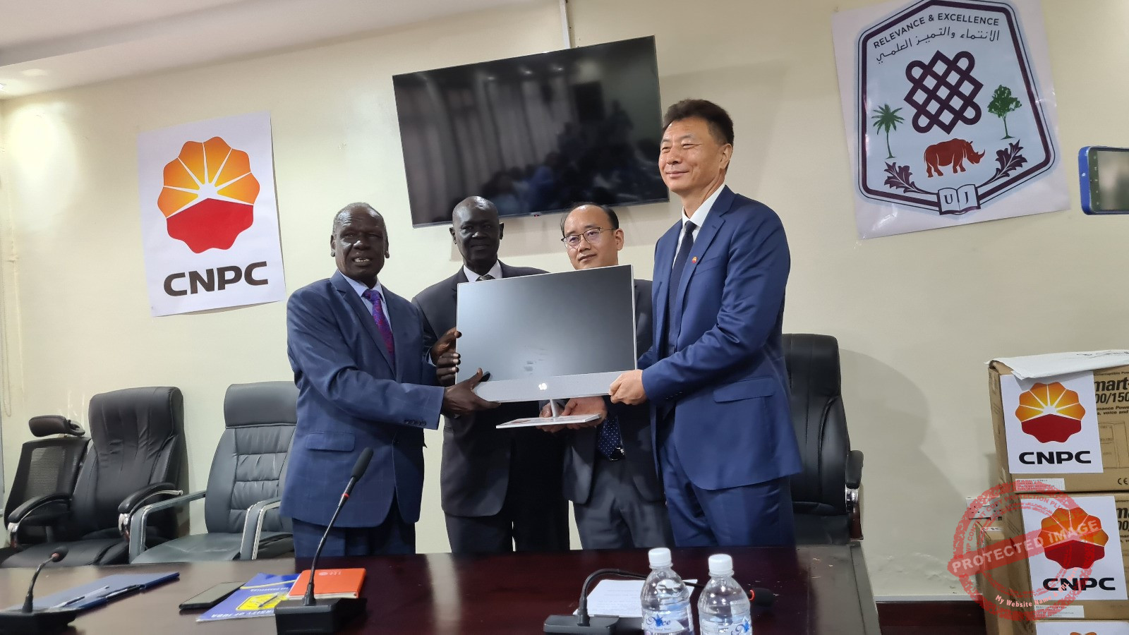China's CNPC donates 25 computers, gadgets to University of Juba - Eye ...