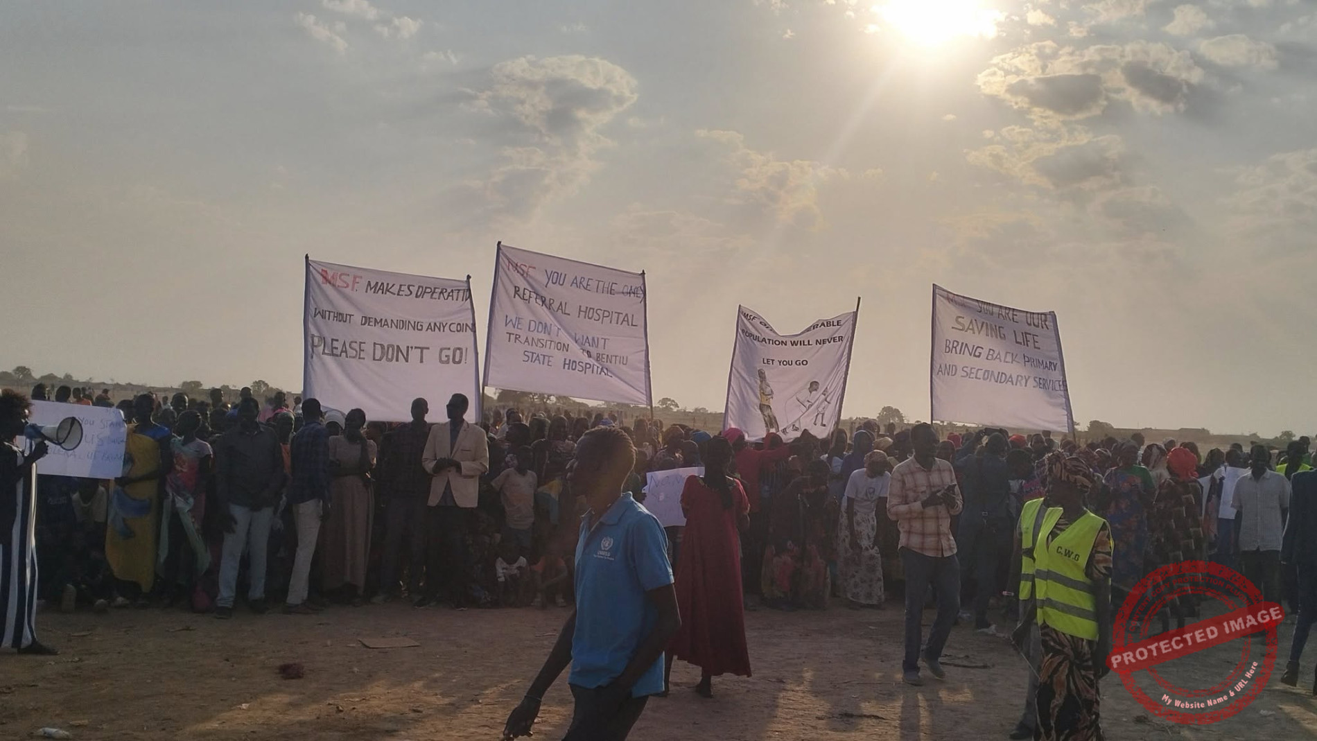 MSF clarifies shift to Unity State civil hospital amid IDPs protest ...
